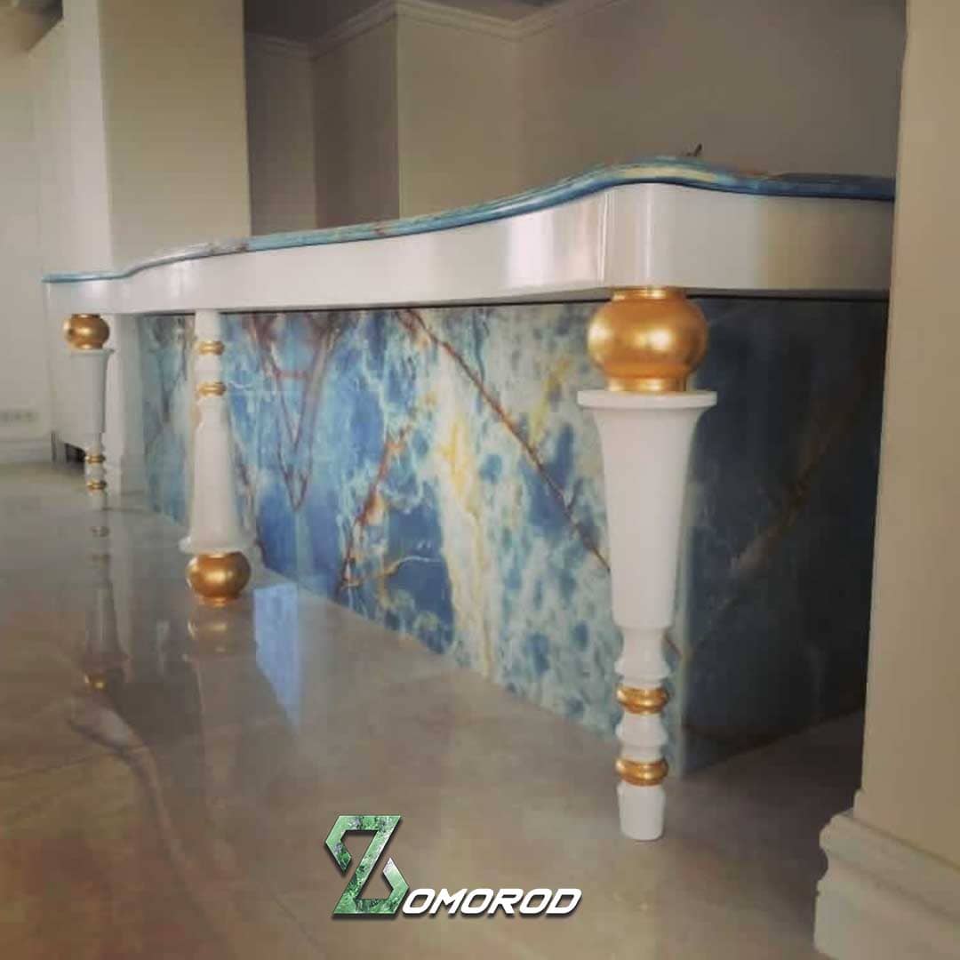 سنگ اسلب مرمر آبی قیمت و مشخصات اسلب های ساختمانی لاکچری و زیبا
